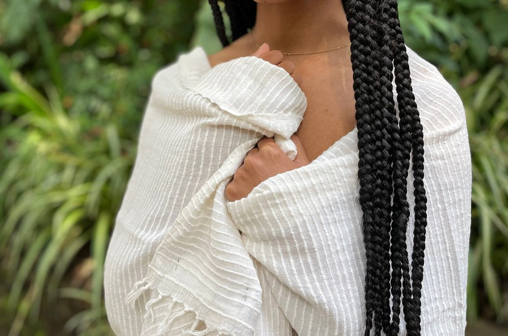 Judith Handwoven Ethiopian Cotton Shawl | Sabahar – sabahar